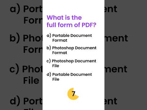 What is the Full Form of PDF?