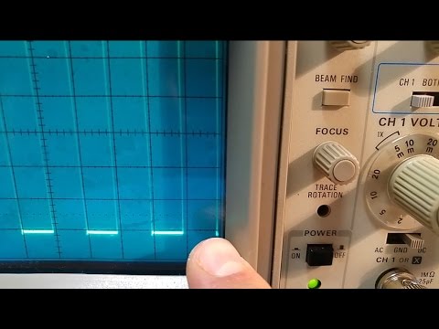 ManCave 004 - Tektronix 2201 Oscilloscope Calibration After Repair HD