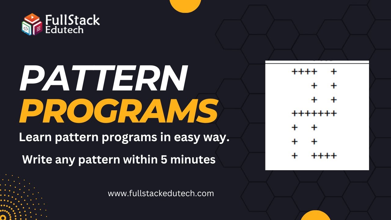 Swasthik Pattern | Pattern Programs | FullStack Edutech | #javapattern #patternprogram #java