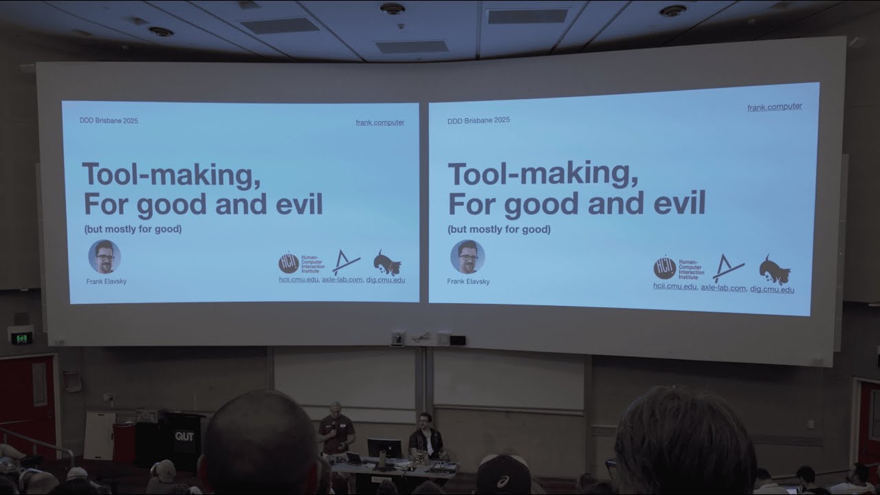 Tool-making, for good and evil