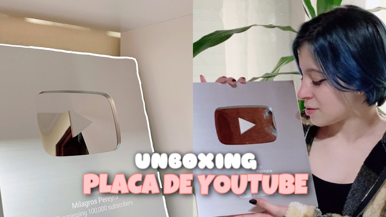 ABRIENDO mi PLACA de YOUTUBE | Milu