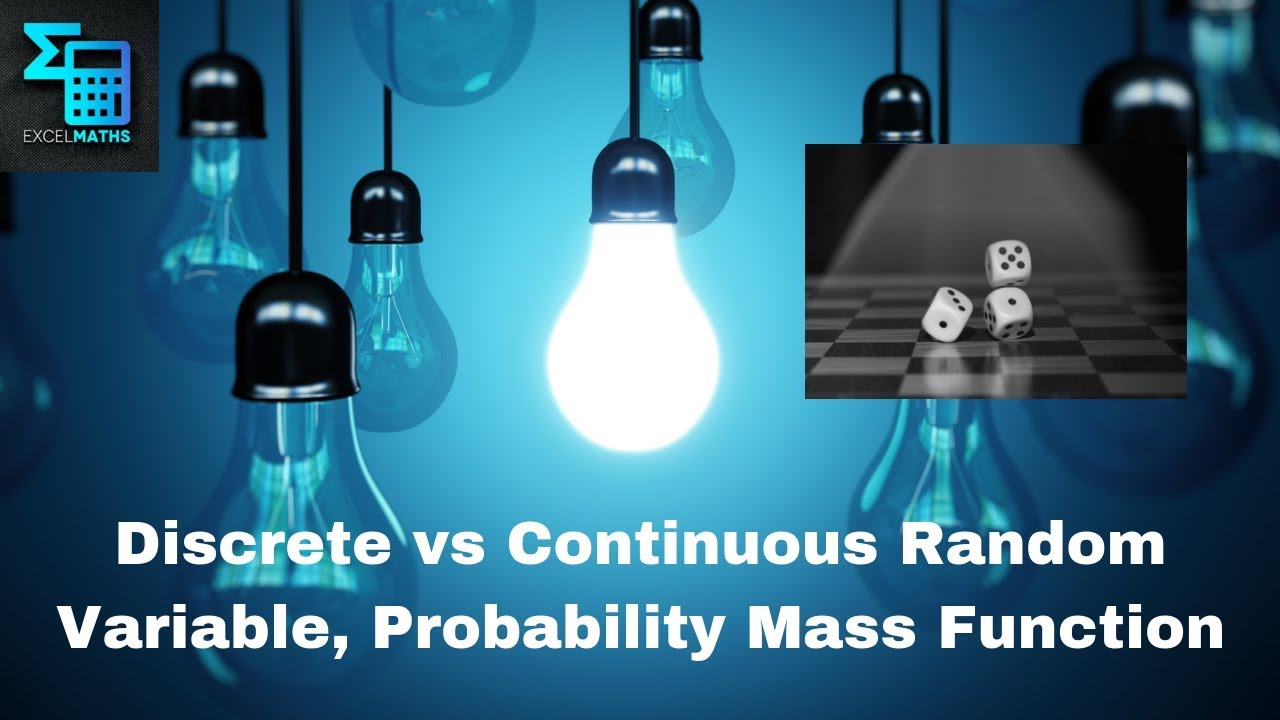 Discrete vs Continuous Random Variable, Probability Mass Function [Learn Stats 101 Episode 3]