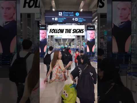 Bangkok Airport Arrival Guide in 30 Seconds