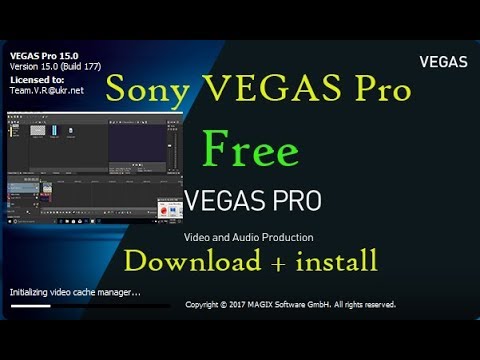 sony vegas video editing software free download and install full - sony vegas pro 15