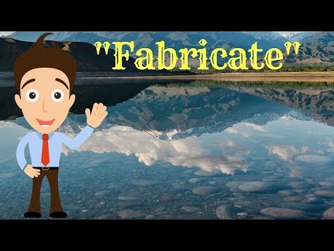 Fabricate meaning in Hindi-Fabricate meaning in Urdu-Fabricate meaning in English