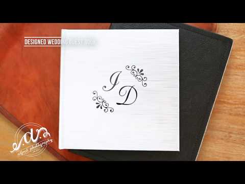 DESIGNED WEDDING GUEST BOOK | ALFRED PHOTOGRAPHY