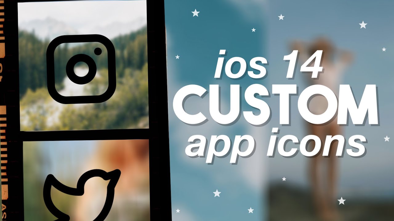 *iOS 14* how to design + create your own custom app icons for FREE! (QUICK AND EASY!)