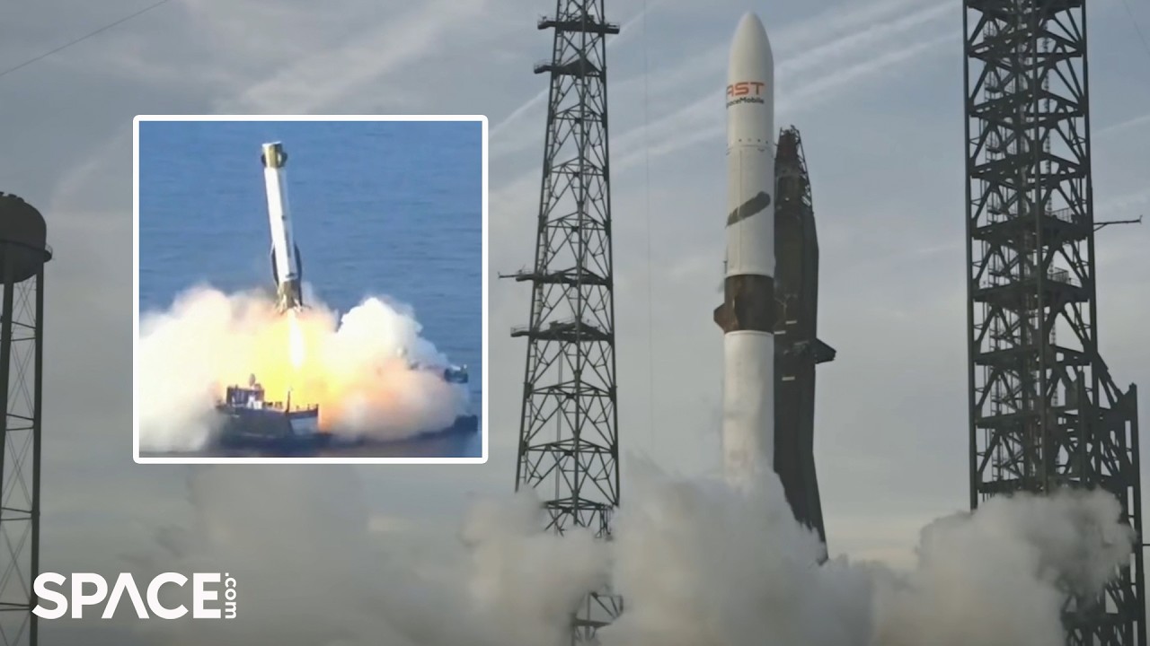 Blastoff! Blue Origin launches reused New Glenn rocket for 1st time, nails landing