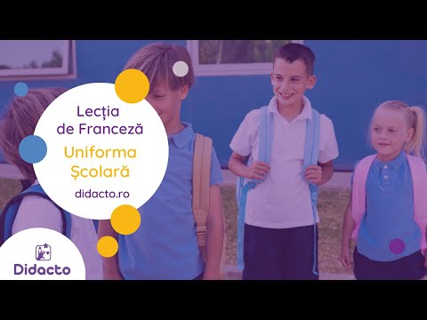 Învață Franceză pentru Copii - Lecția 17 - Uniforma Școlară în Limba Franceză