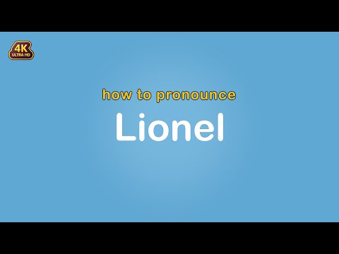 how to pronounce Lionel 【Name】