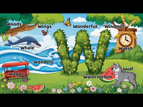 W is for Whale! | Fun Alphabet Song to Learn the Letter W | Kidosong