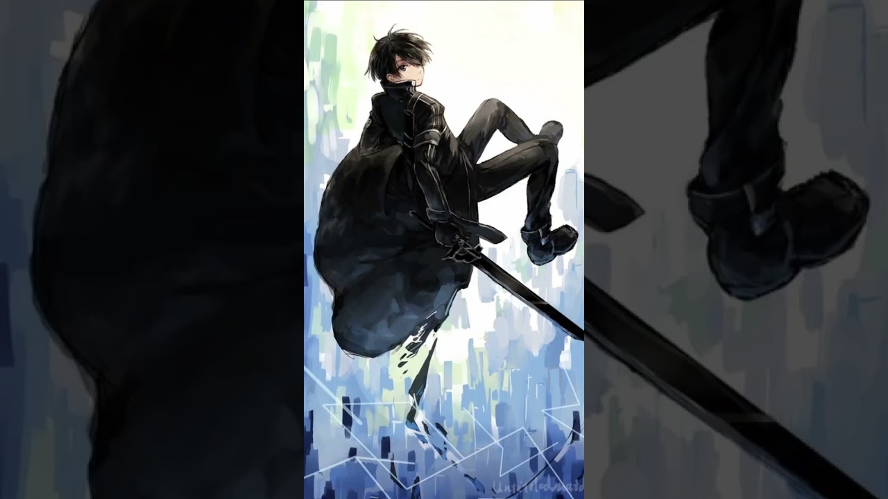 Kirito - the black swordsman is OP! 🤭😋💋