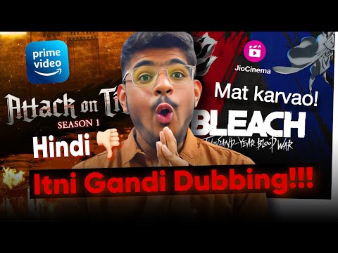 Hindi Dubbing in a Nutshell! 😡 Bakwas Dubbing Exposed | Attack on Titan & Bleach