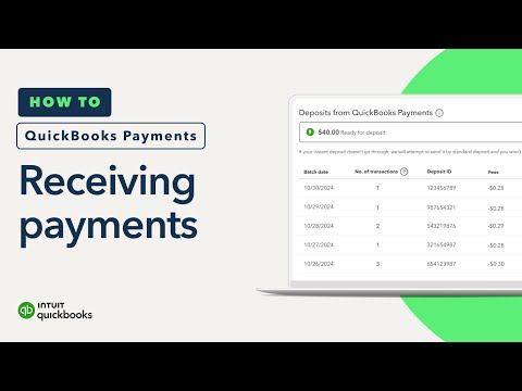 How to use QuickBooks Payments to receive payments