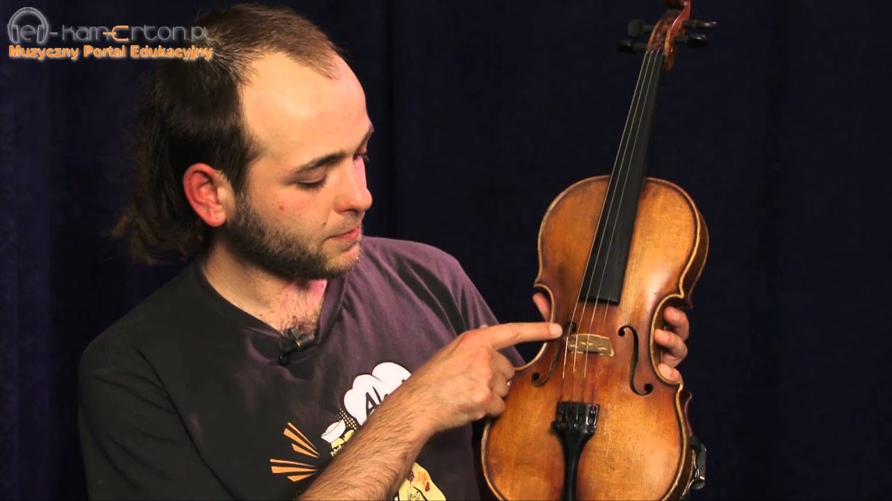 Zwiastun lekcji - Budowa i strojenie skrzypiec.