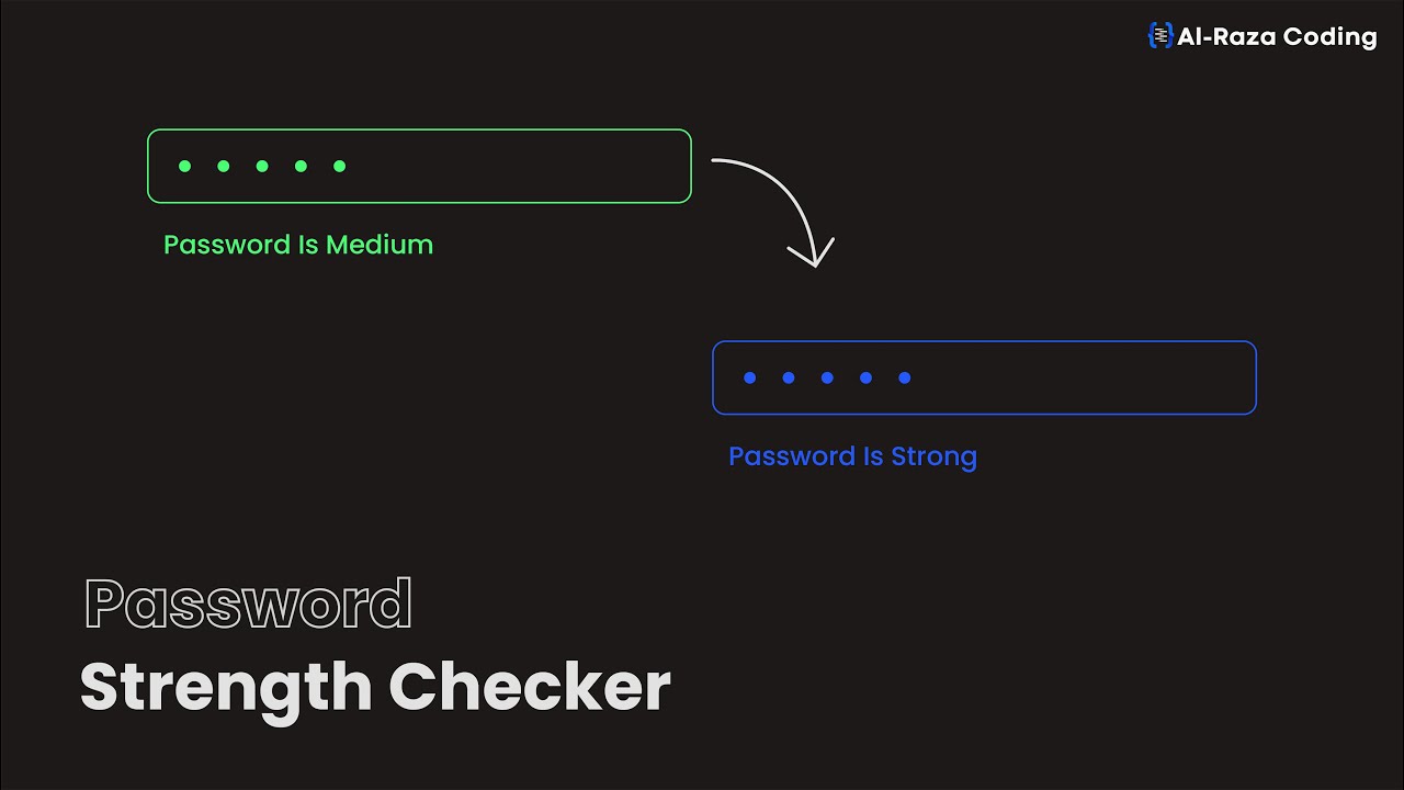 Password Strength Checker Indicator JavaScript Project | JavaScript Project For Beginners