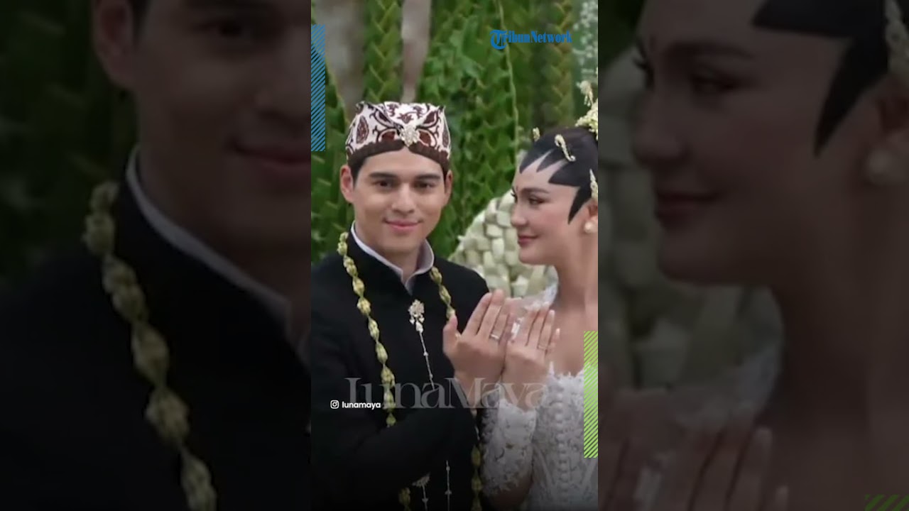 Sah! Luna Maya dan Maxime Resmi Jadi Suami Istri, Ini Penampakan Mas ...