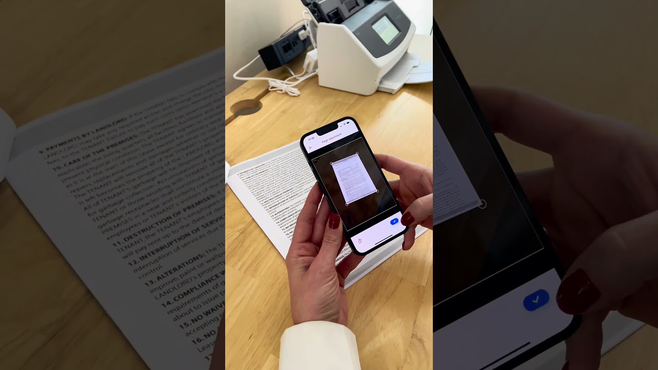 How to scan documents to PDF? It’s simple, just watch this!! | Scanner for iPhone