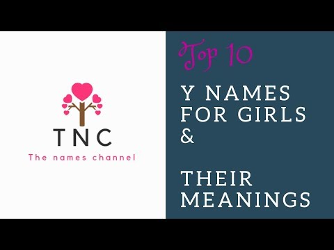 Meaning of names- Y names for girls with meanings