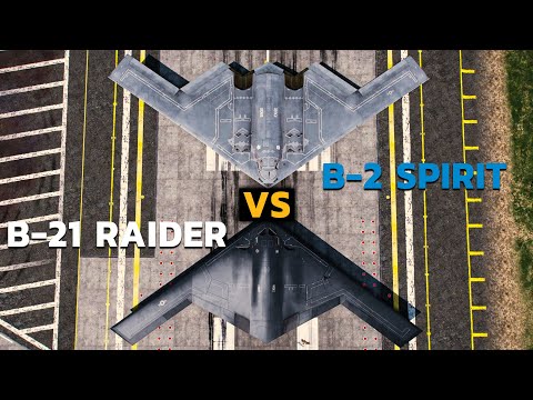 The Battle of Bombers: B-21 Raider vs B-2 Spirit