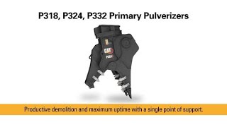 P324 Primary Pulverizer | Pulverizer | Crusher | Cat | Caterpillar