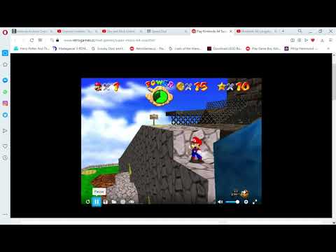 Play Nintendo 64 Super Mario 64 USA Online in your browser RetroGames cc Opera 2020 10 11 18 33