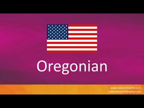 How to pronounce "Oregonian".