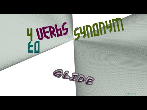 glide - 8 verbs synonym of glide (sentence examples)