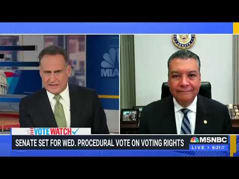 Sen. Alex Padilla | José Díaz-Balart Reports | MSNBC | 10.19.21