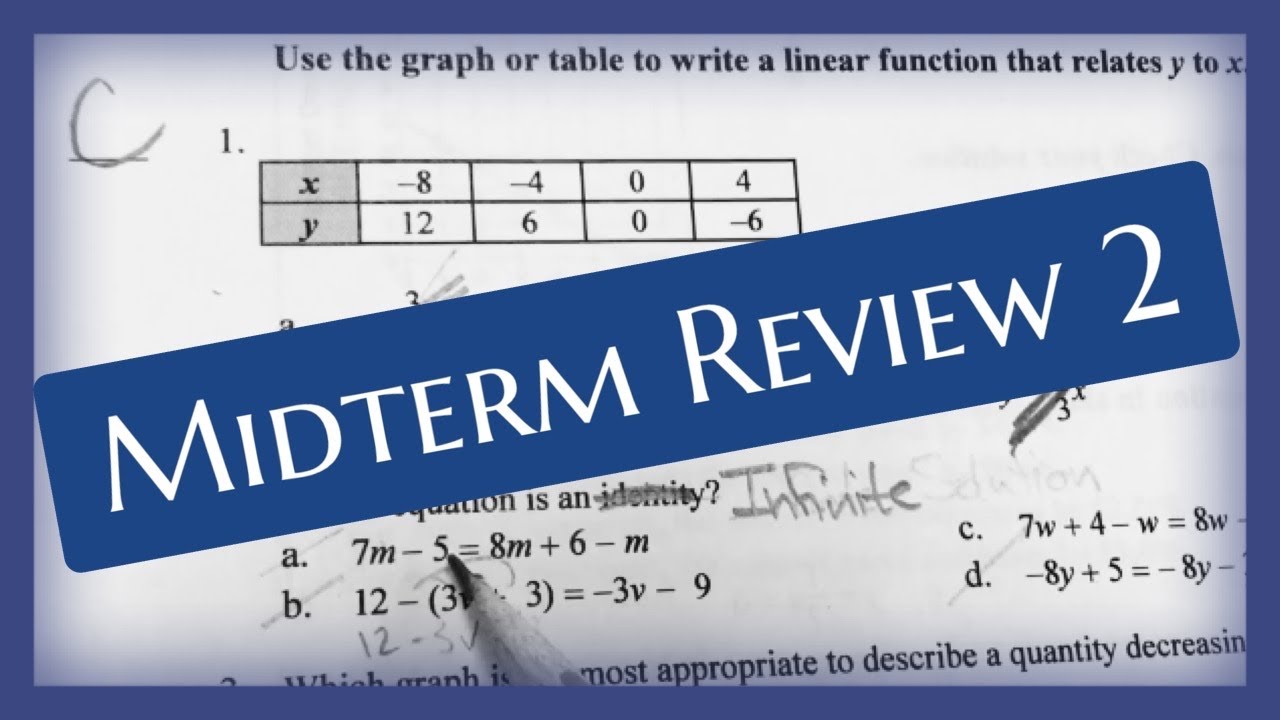 Mid-Term Review (Packet 2) | Math Help