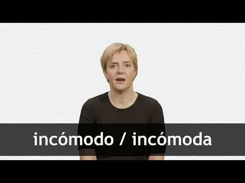 Traducción en inglés de “INCÓMODO” | Collins Diccionario español-inglés