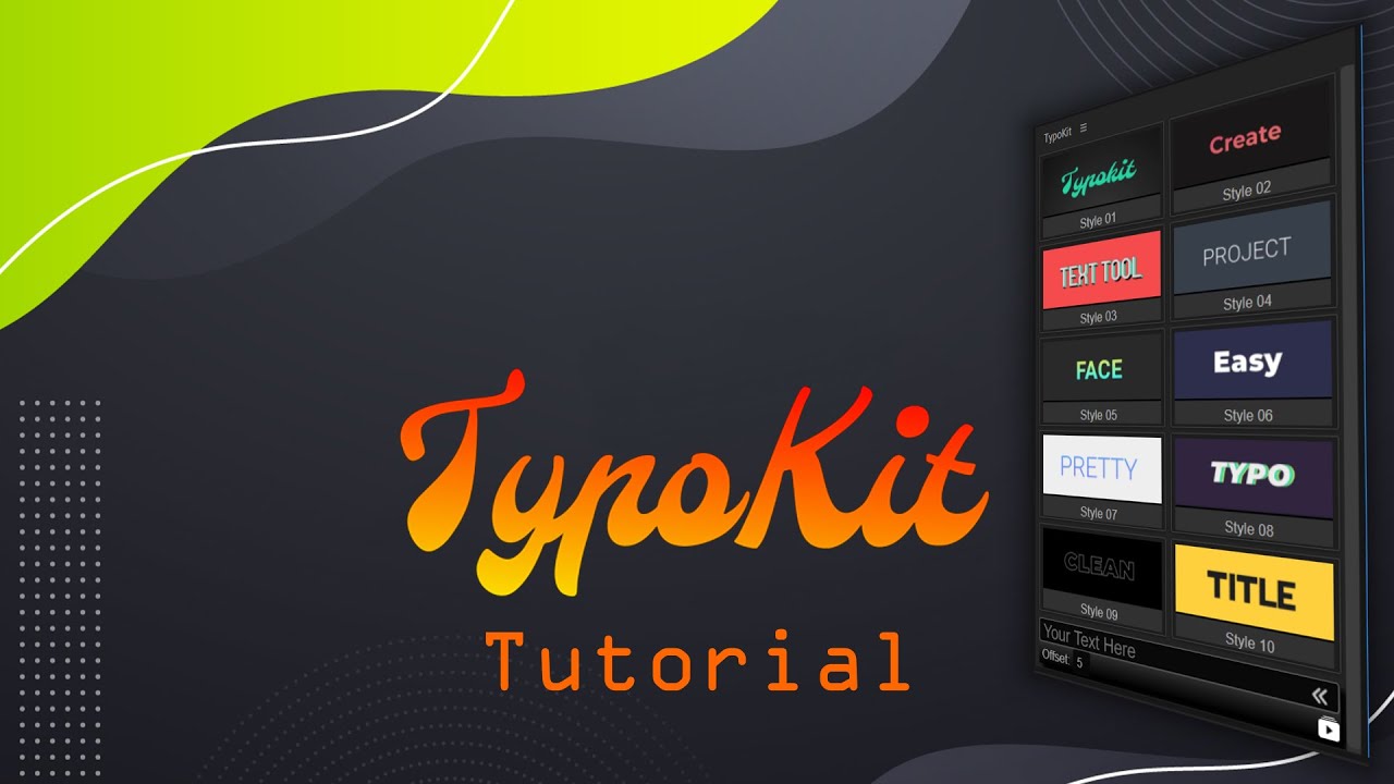 TypoKit for After Effects Tutorial