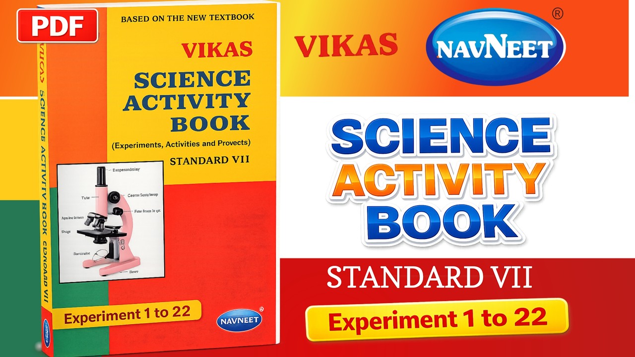 ✅ 7th Science Activity Book | 🟣 Experiments 1 to 22 | 📑 All Answers | Full HD PDF |