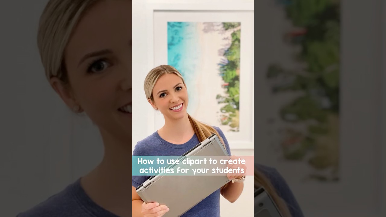 How to use clipart to create your own speech activities