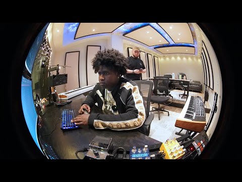 Making beats for BOSSMAN DLOW | 18 Year Old PLATINUM Producer DxnteMadeIt | Producer Vlog 050