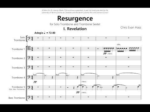 Resurgence for Solo Trombone and Trombone Sextet | Chris Evan Hass ...