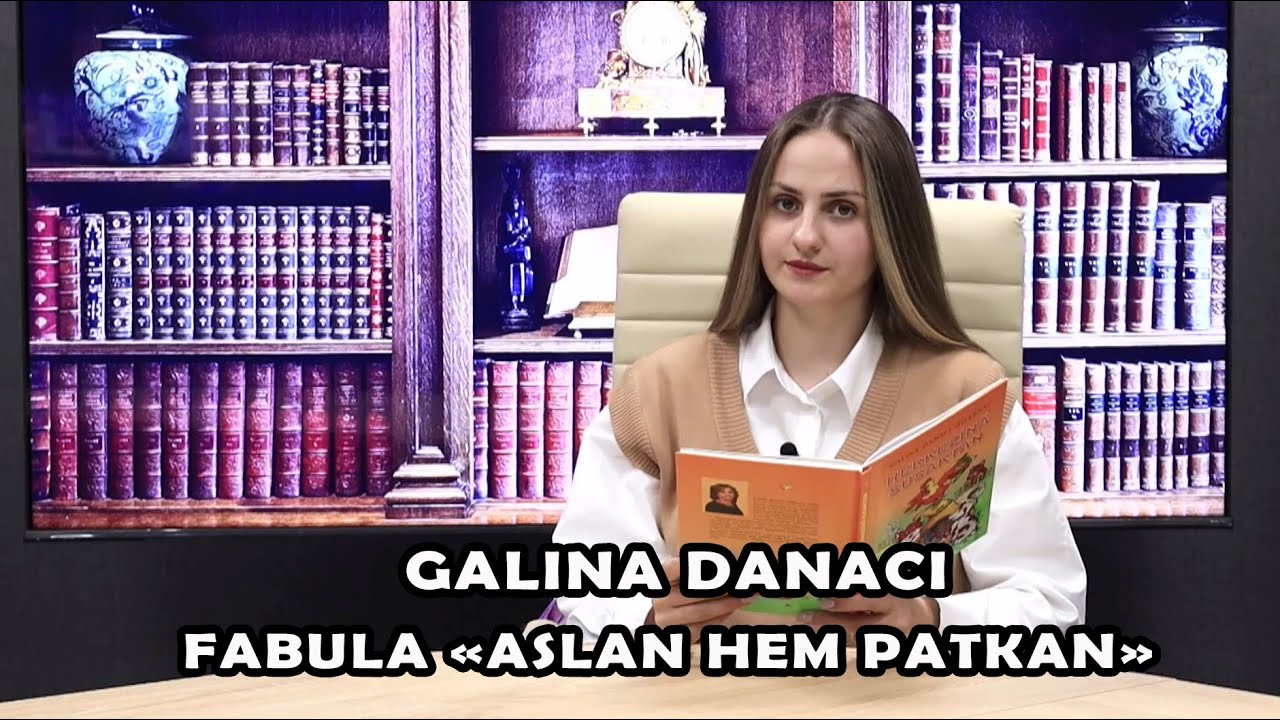 (Video)Gagauzça okuyêrız. Galina Danacı: Fabula “Aslan hem Patkan”