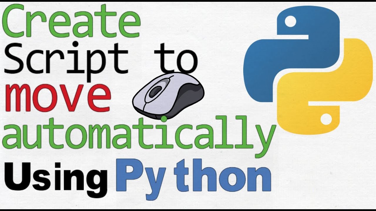 Automation Using Python | Move Mouse with a Script