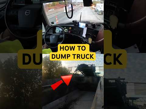 How To Drive a DUMP TRUCK | Beginners Guide for New Drivers 🥇 #cdl #trucking #automobile #trucker