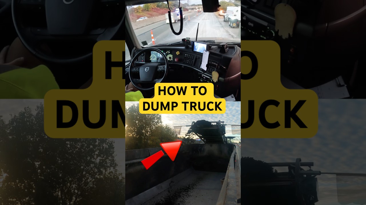 How To Drive a DUMP TRUCK | Beginners Guide for New Drivers 🥇 #cdl #trucking #automobile #trucker