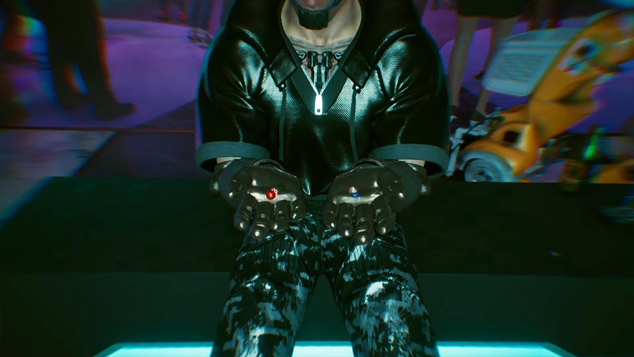 Cyberpunk 2077 - Johnny Silverhand Matrix Easter Egg