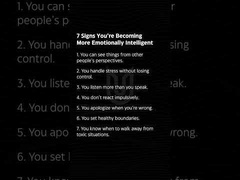7 Signs You’re Becoming More Emotionally Intelligent | Boost Your Emotional Awareness