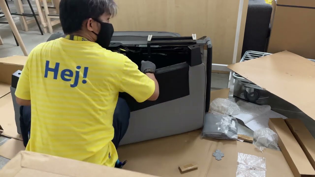MUREN Assembly (perakitan kursi malas IKEA)