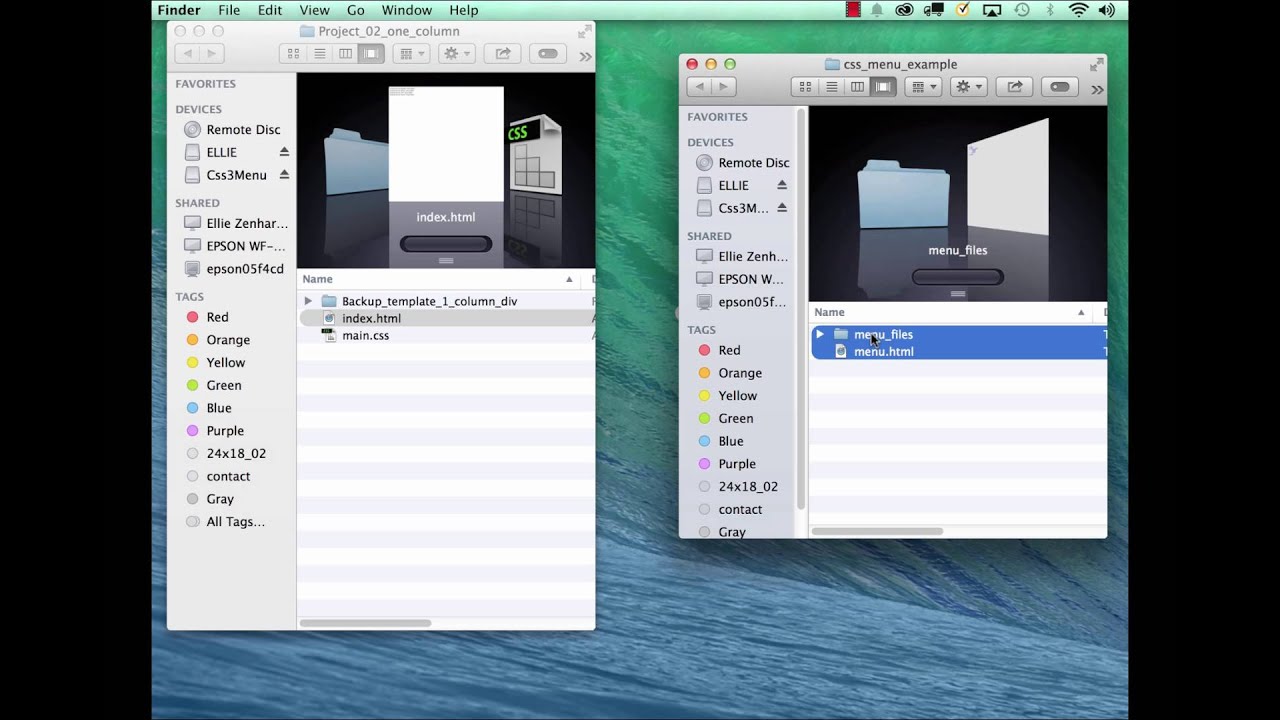CSS Menu Maker Tutorial