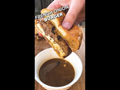 French Onion Soup BURGER!