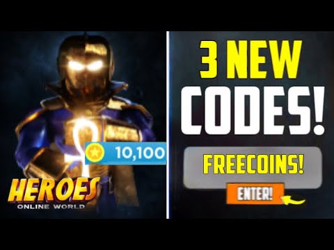 *NEW* HEROES ONLINE WORLD CODES JUNE 2023 -  ROBLOX HEROES ONLINE CODES