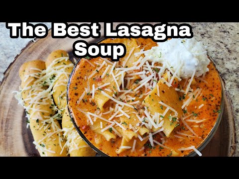 The Best Lasagna Soup