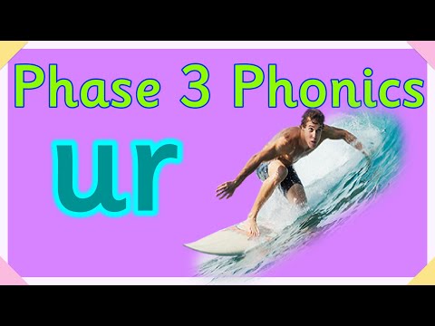 Phase 3 UR Phonics Lesson 😊 [UR Digraph] Miss Ellis 💜 #ursound
