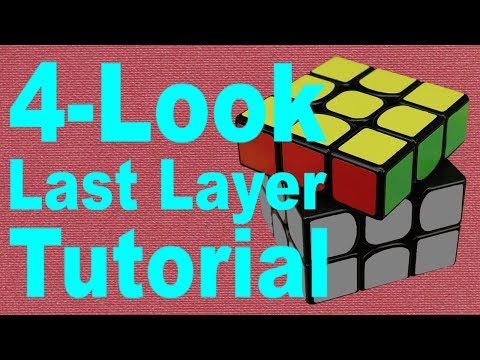Intermediate Rubik's Cube Last Layer Tutorial [2-Look OLL/PLL]