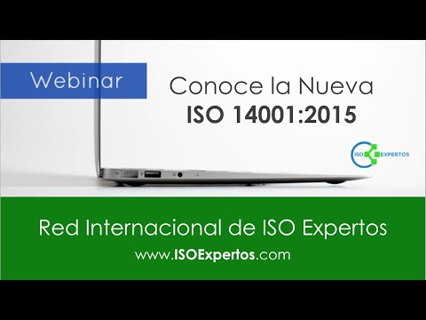 Webinar Conoce la Nueva ISO14001 2015